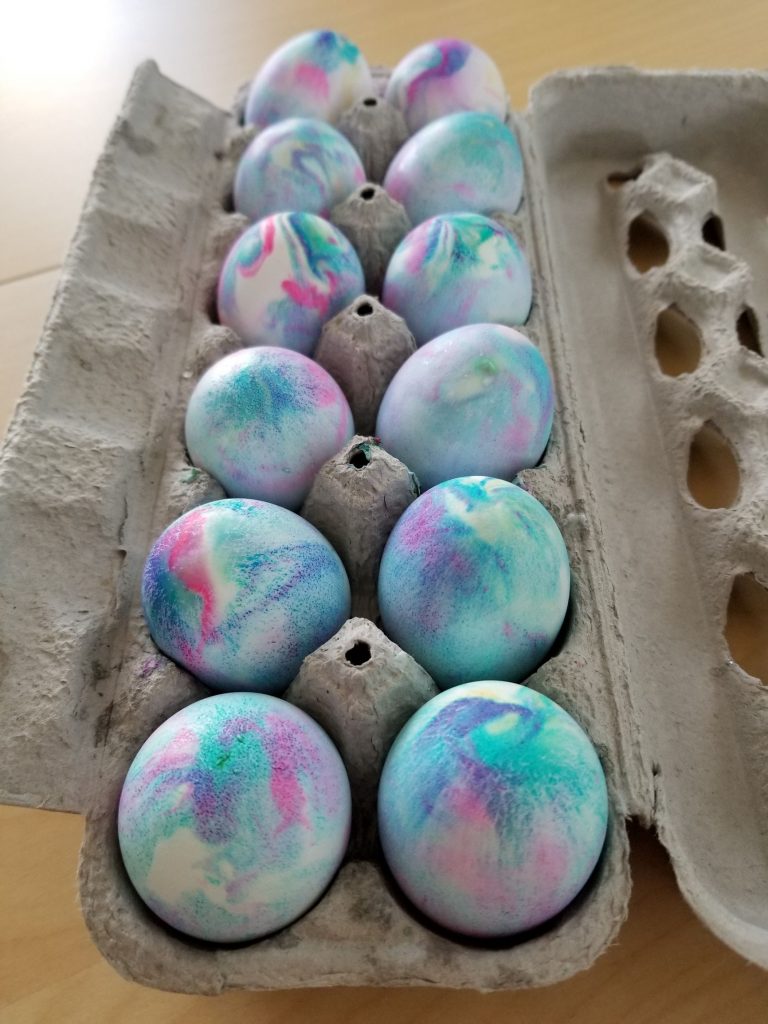 Easter Eggs: A Super Easy Craft for Kids - Winey Parent